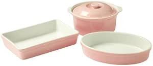 Amazon.com: Mayfair & Jackson Four Piece Stoneware Casserole Set: Home ...
