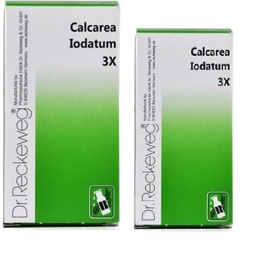 Buy Calcarea Iod 3x Tablet DR RECKEWEG GERMANY 20GM (Pack of 2) Online ...