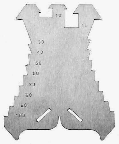 Steel Sheet Stainless Metal Scribe Marking Tool 140mm Template Scratch ...
