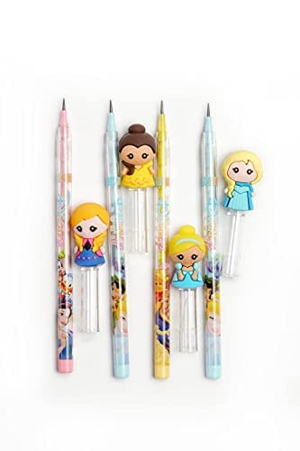 R&H PRINCESS PENCILS SET OF 4 DDISNEY PRINCESSES CARTOON PENCILS ...
