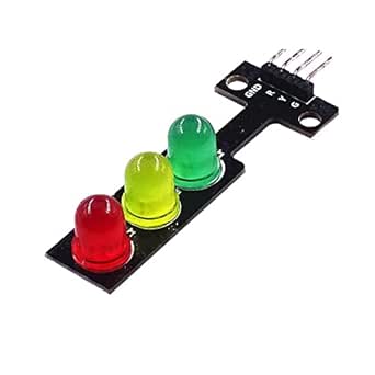 Mini 5V Traffic Light LED Display Module for Arduino Red Yellow Green ...