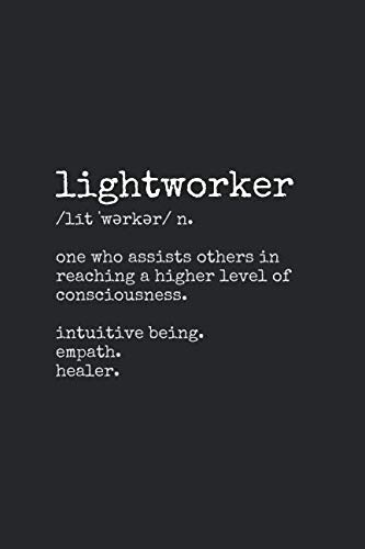 Lightworker: 6x9 DOT GRID definition journal with 120 pages for ...