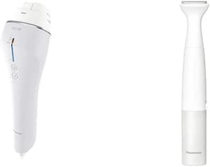 Amazon | パナソニック 光美容器 光エステ スムースエピ ボディ&フェイス用 スピード パワー グレー ES-WP9A-H＋フェリエ VIO専用シェーバー ES-WV62-H ...