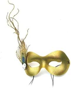 Amazon.com: Sprite Gold Masquerade Adult Mask