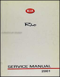 2001 Kia Rio Repair Shop Manual Original: Kia, Kia: Amazon.com: Books
