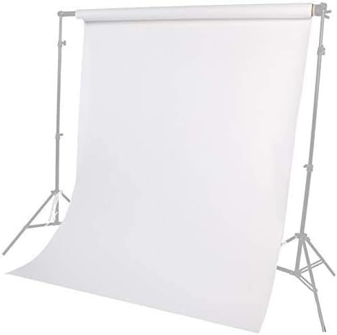 LENCARTA Seamless Background Paper Backdrop Roll 1.35m x 10m 4.4ft x 32 ...