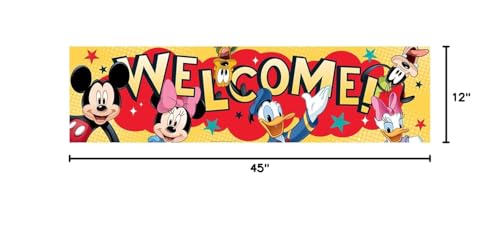 Snapklik.com : Eureka Disneys Mickey Mouse Welcome Horizontal Classroom ...