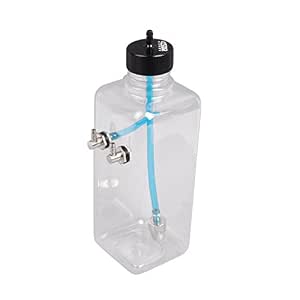 Transparent Plastic Tank with Metal Cap Plane 0ml : Amazon.in ...