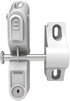 Amazon.com: Locking Gravity Latch White (Two-Sided Key Entry) : Tools ...