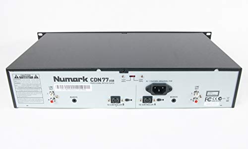 Numark CDN77USB - Professionele dubbele USB- en mp3-cd-speler voor ...