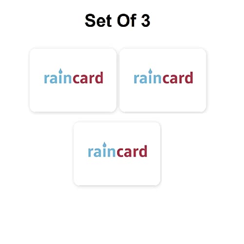 RAAYA Set of 3 Disposable Waterproof Raincard Easy to Carry in Rain ...