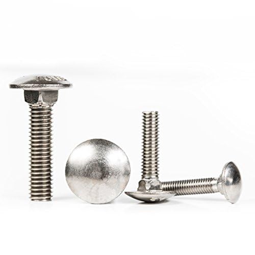 M8 (8mm x 100mm) Stainless Steel Carriage Bolts/Cup Square Coach Screws ...