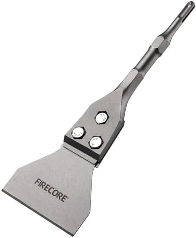 Firecore SDS Plus Floor Scraper, 300mm×100mm,Chisel bits for SDS Plus ...