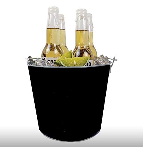 Rudra Exports Beer Bucket, Galvanised Beer Bucket Built-in Bottle ...