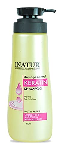Buy inatur Strengthening Keratin Shampoo 350 ml- for Stronger, Shinier ...