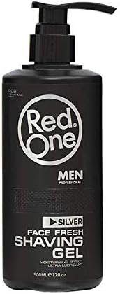 Amazon.com: Red One Silver Face Fresh Shaving Gel 500ml : Beauty ...