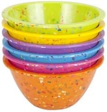 Amazon.com | Zak Designs Confetti 6pc Assorted Bright 5.5-Inch ...