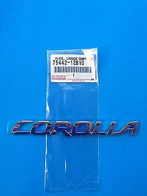 Toyota 75442-12B10 Luggage Compartment Door Name Plate : Amazon.in: Car ...