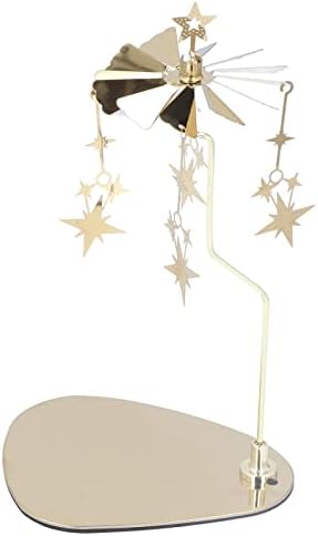 Amazon.com: Garosa Candle Spinner Round Triangular Tray Rotating ...