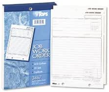 Amazon.com: TOPS Job Work Order Pad : Office Products