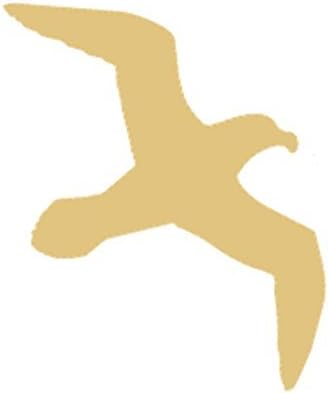 Amazon.com: Seagull Cutout Unfinished Wood Nautical Decor Beach House ...