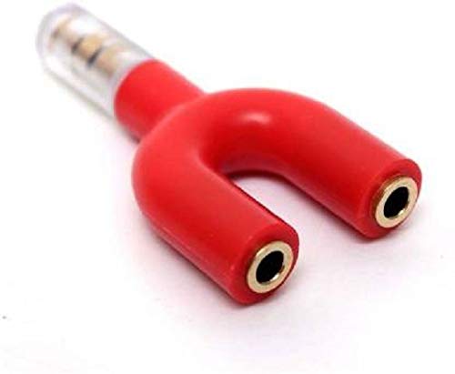 Buy Melodeum 3.5MM U Shape Headphone & Mic Audio Splitter Online at Low ...