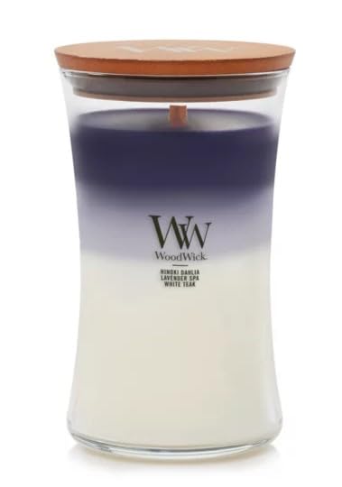 Amazon.com: WoodWick Large Hourglass Candle, Evening Luxe - Premium Soy ...