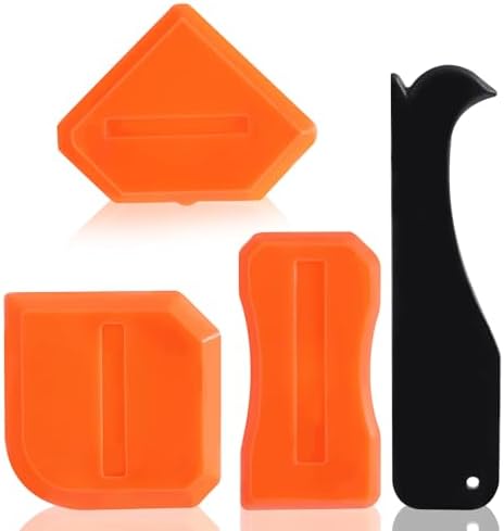 Gjinxi Caulk Tool Set 4 Pcs Sealant Silicone Finishing Kits 3 in 1 ...
