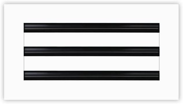 BUILDMART - 12x6 Modern AC Vent Cover - Decorative White Air Vent ...