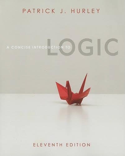 A Concise Introduction to Logic: Amazon.co.uk: Hurley, Patrick J ...