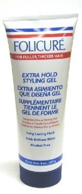 Amazon.com : Folicure Gel Extra Hold 8 oz. Tube (3-Pack) with Free Nail ...