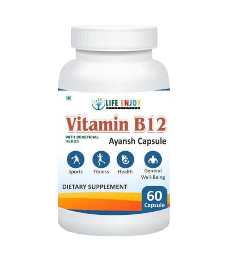 LIFE ENJOY ASSOCIATION Vitamin B12 Supplement - 60 Tablet : Amazon.in ...