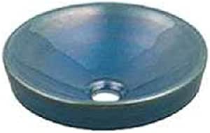 Amazon | カクダイ 瑠珠 丸型手洗器 墨 493-012-D | 洗面台・洗面ボウル