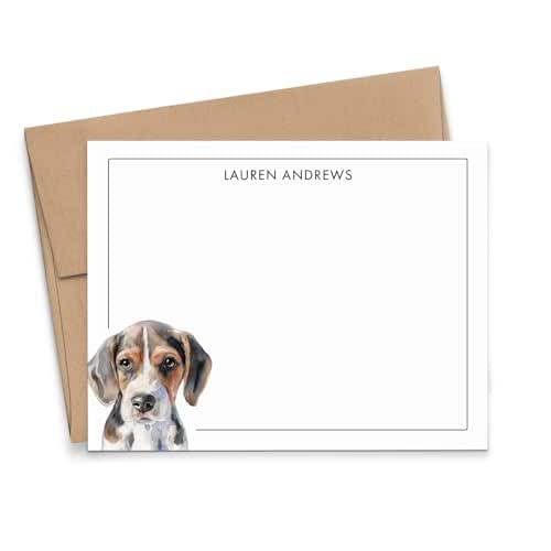 Amazon.com: Watercolor Dogs Stationery Cards with Envelopes, Choose ...