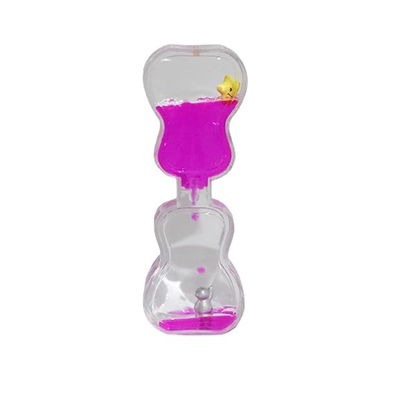 Violin Shape Pink Bubble Liquid Timer | Table top fidgets | Sensory ...