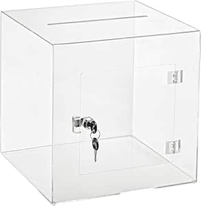 Transparent Acrylic Donation Box Daan Patra Visiting Card Drop Box ...