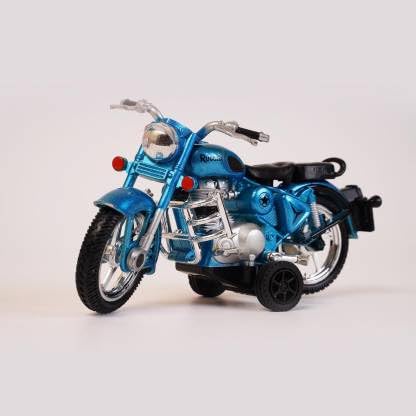 TOY DODO Bullet Bike Toy with Side Stand, Rugged Bike Pull Back Action ...