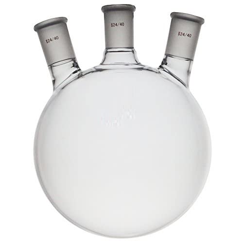 Buy Salco 3 Neck Round Bottom Boiling Flask with 24/40 Center & Side ...