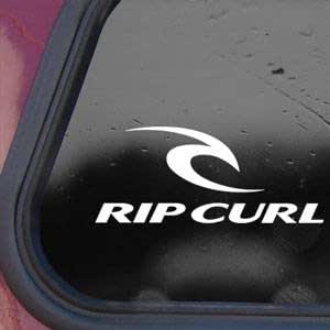 Amazon.com: Rip Curl White Sticker Decal Surf Skate Board Laptop Die ...