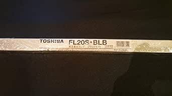 Amazon.co.jp: 東芝(TOSHIBA) ブラックライト蛍光灯 直管 グロースタータ形 20W FL20S・BLB : ホーム＆キッチン