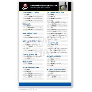 Garmin GPSMAP 496/495/396 Qref Card Checklist (Qref Avionics Quick ...