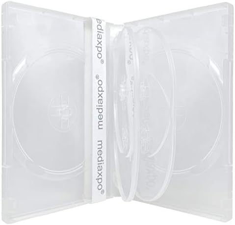 Amazon.com: StarTechDeals 200 Clear CPP Plastic DVD Sleeves with Flap ...