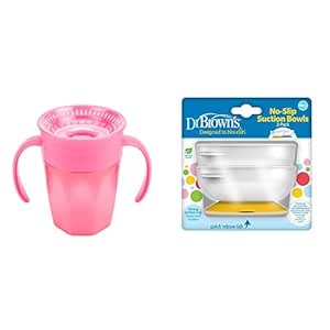 Amazon.com : Dr. Brown's Milestones Cheers 360 Cup Spoutless Transition ...