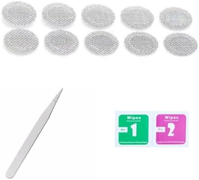 Amazon.com: Calsgkspray 20Pcs/Set Silver Earbuds Filters Earphone ...