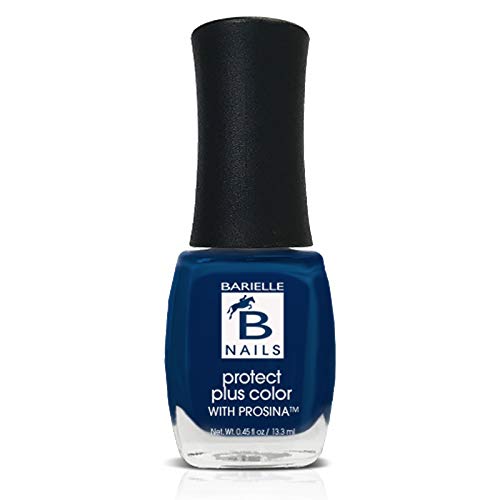 Amazon.com : BARIELLE Protect Plus Color Nail Polish - Berry Blue, A ...