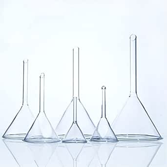 Education Supplies 10 pieces/pack Lab Triangle Glass funnel Thicked ...
