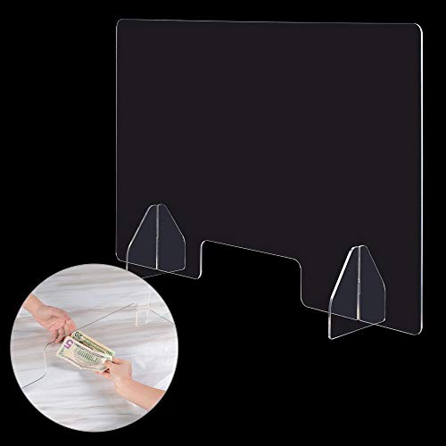 Snapklik.com : 3 Pack 36x24 Acrylic Sneeze Guard Board Table Guard ...