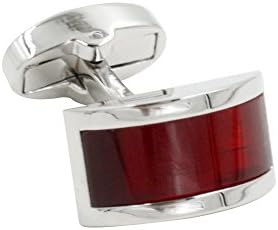 Amazon.com: AUSCUFFLINKS Ruby Stone Red Cufflinks | Wedding Anniversary ...
