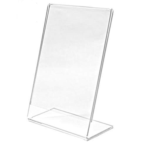 THE GIFTING TREE 7x5 Acrylic Display Stand Paper Holder and Sign Holder ...