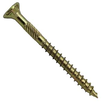Jake Sales #9 x 2" Gold Star Wood Screw Torx/Star Drive Head ...